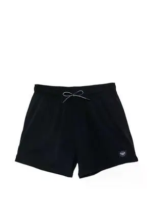 Emporio Armani Drawstring Label Shorts - Blue