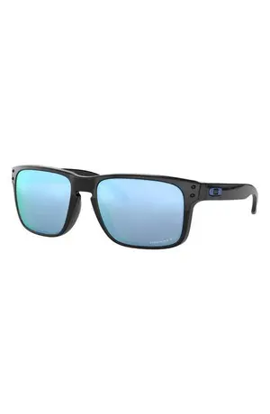Oakley Holbrook™ 57mm Prizm™ Polarized Keyhole Sunglasses - Black