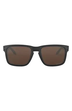 Oakley Holbrook™ 57mm Prizm™ Polarized Keyhole Sunglasses - Black