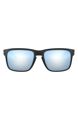 Oakley Holbrook™ 57mm Prizm™ Polarized Keyhole Sunglasses - Black