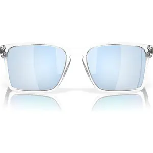 Oakley Exchange Sun 56mm Polarized Rectangle Sunglasses - Clear