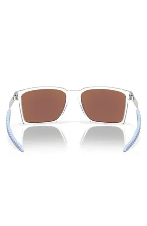 Oakley Exchange Sun 56mm Polarized Rectangle Sunglasses - Clear