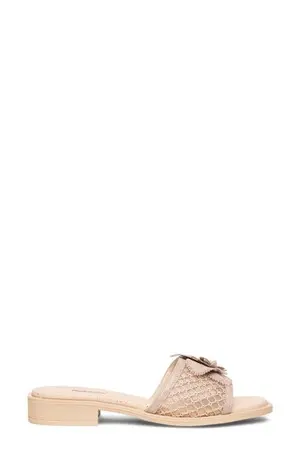NEROGIARDINI Floral Embellished Slide Sandal - Rose