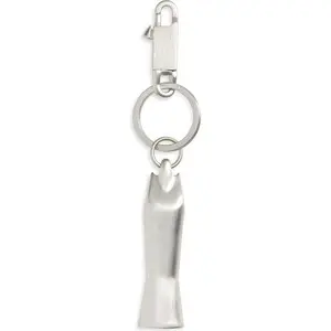 Rick Owens Temple Sister Key Chain - Palladium