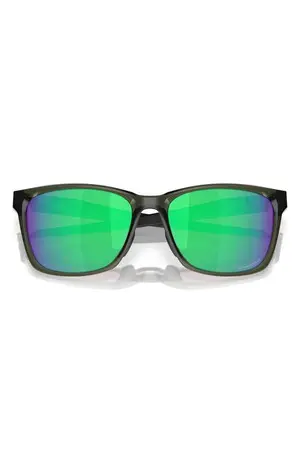 Oakley 57mm Prizm™ Polarized Square Sunglasses - Olive