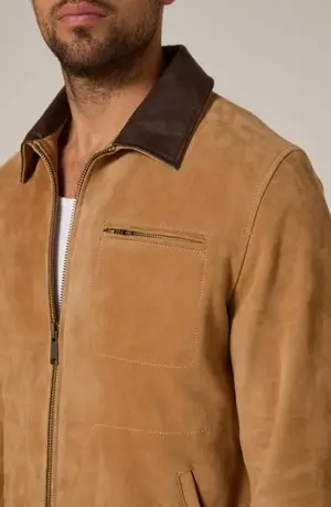7 Diamonds Maverick Suede Trucker Jacket