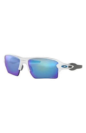 Oakley Flak 2.0 Xl Polarized Sunglasses - White/blue