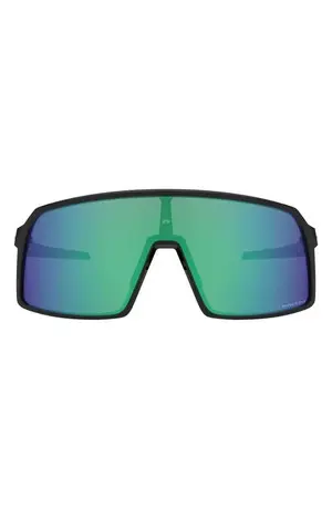 Oakley Sutro Prizm 60mm Shield Sunglasses Black/teal