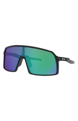 Oakley Sutro Prizm 60mm Shield Sunglasses - Black/teal