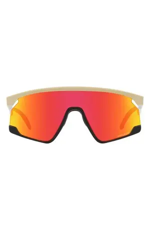 Oakley Bxtr Wrap Shield Sunglasses - Ruby