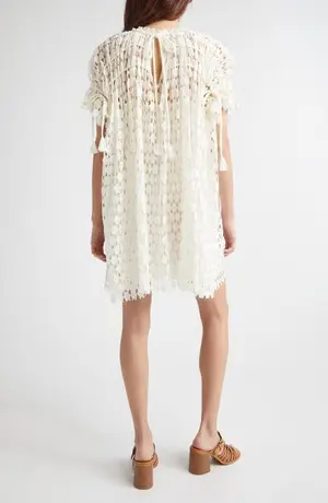 Ulla Johnson Layla Lace Trapeze Mini Dress