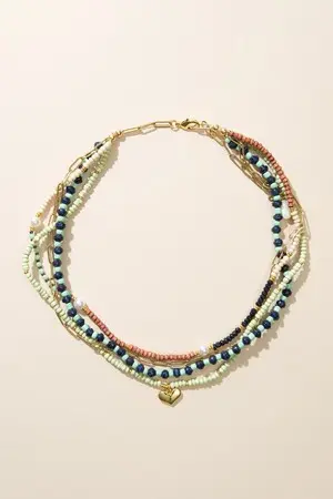 NOONDAY Kindred Heart Layered Necklace