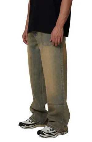 GOOD FOR NOTHING Straight Leg Double Knee Jeans