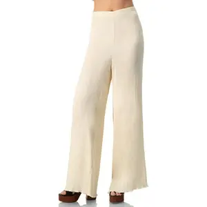 IVONNE Pleated Wide-leg Pants