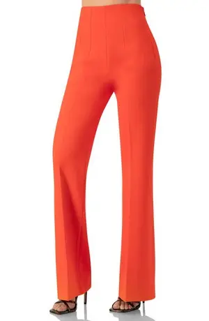 IVONNE Flared Trousers With Pockets