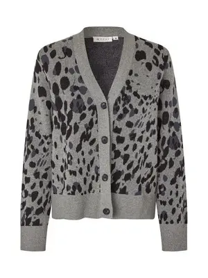 MASAI COPENHAGEN Leopard Pattern Cardigan