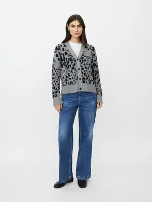 MASAI COPENHAGEN Leopard Pattern Cardigan