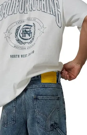 GOOD FOR NOTHING Straight Leg Double Knee Jeans