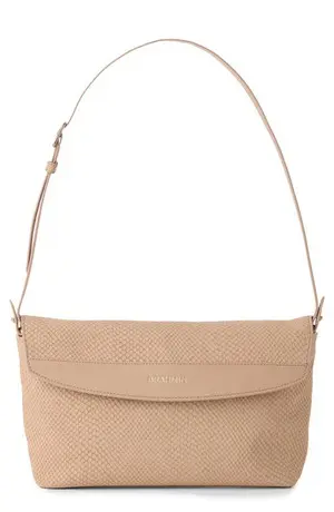 Brahmin Kalina Leather Clutch - Tan