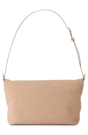 Brahmin Kalina Leather Clutch - Tan