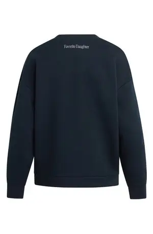 FAVORITE DAUGHTER Graphic Sweatshirt - Navy