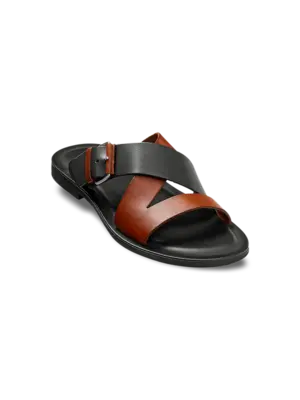 PAUL FREDRICK Leather Stefano Sandal