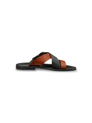 PAUL FREDRICK Leather Stefano Sandal