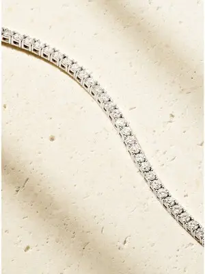 SYDNEY EVAN 14-karat White Diamond Tennis Bracelet