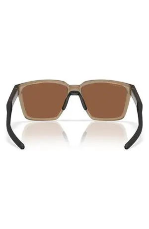Oakley 57mm Polarized Rectangular Sunglasses