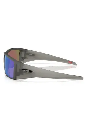 Oakley Heliostat 61mm Prizm™ Polarized Rectangle Sunglasses - Saphire
