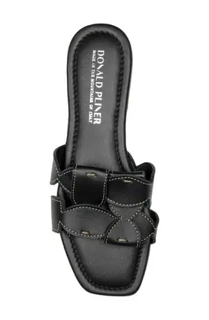 DONALD PLINER Gabrey Slide Sandal - Black
