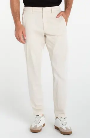 LIVERPOOL Slim Fit Pull-on Chinos - Parchment
