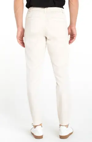 LIVERPOOL Slim Fit Pull-on Chinos - Parchment