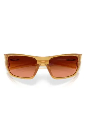 Oakley 60mm Prizm™ Rectangular Sunglasses - Light Curry/brown