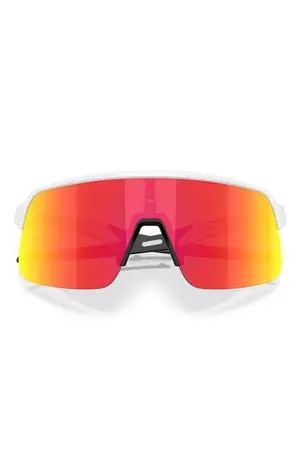 Oakley Prizm™ Everyday Rectangular Sunglasses - Matte White Prizm Ruby