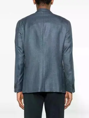 Corneliani Button Single-breasted Jacket - Blue