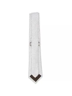 Canali Patterned Neck Tie