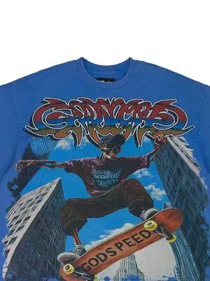 GODSPEED Ollie Graphic T-shirt - Blue