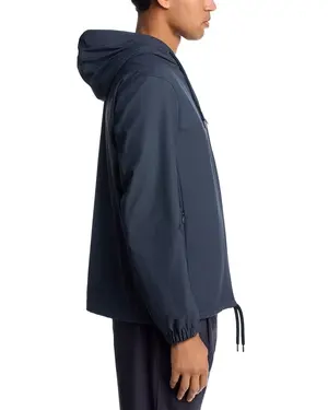 Herno Hooded Packable Bomber Jacket - Blue Navy