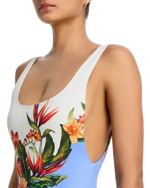 Farm Rio Hilo One Piece Swimsuit - Light Blush