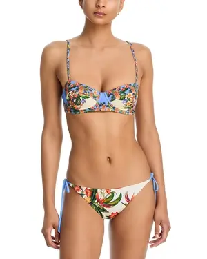 Farm Rio Hilo Side Tie Bikini Bottom