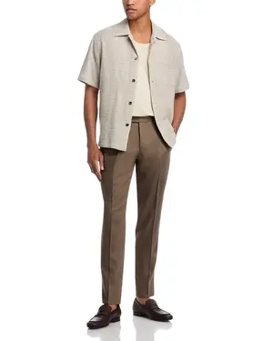 Theory Short Sleeve Button Up Shirt - Morel Multi