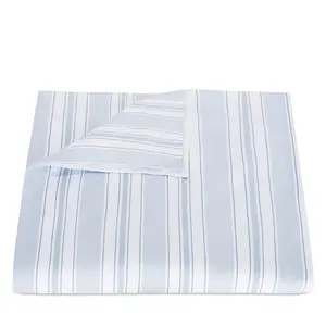 MATOUK Elio Striped Duvet Cover, King - Blue