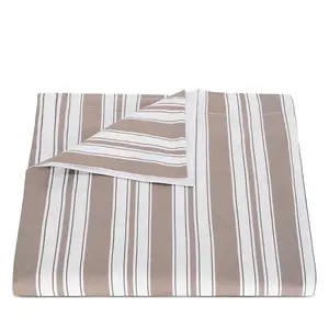 MATOUK Elio Striped Duvet Cover, King - Mocha