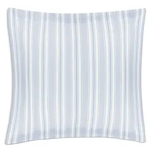 MATOUK Elio Striped Euro Sham - Blue