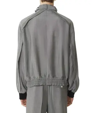 LANVIN Relaxed-fit Mohair-wool Jacket - Light Grey