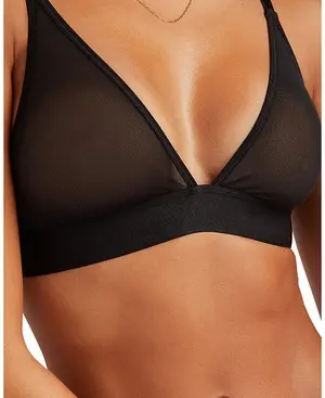 NEGATIVE Sieve Triangle Bra - Black