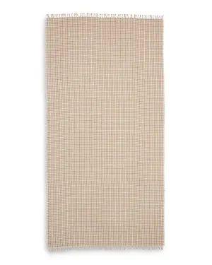 Vince Gingham Cotton Scarf