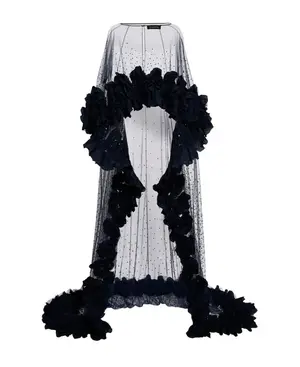 Jenny Packham Petal Bloom Ruffle-detailed Maxi Dress