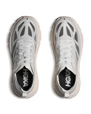 HOKA® Mafate Speed 4 Lite Running Sneakers - Frost/cosmic Grey